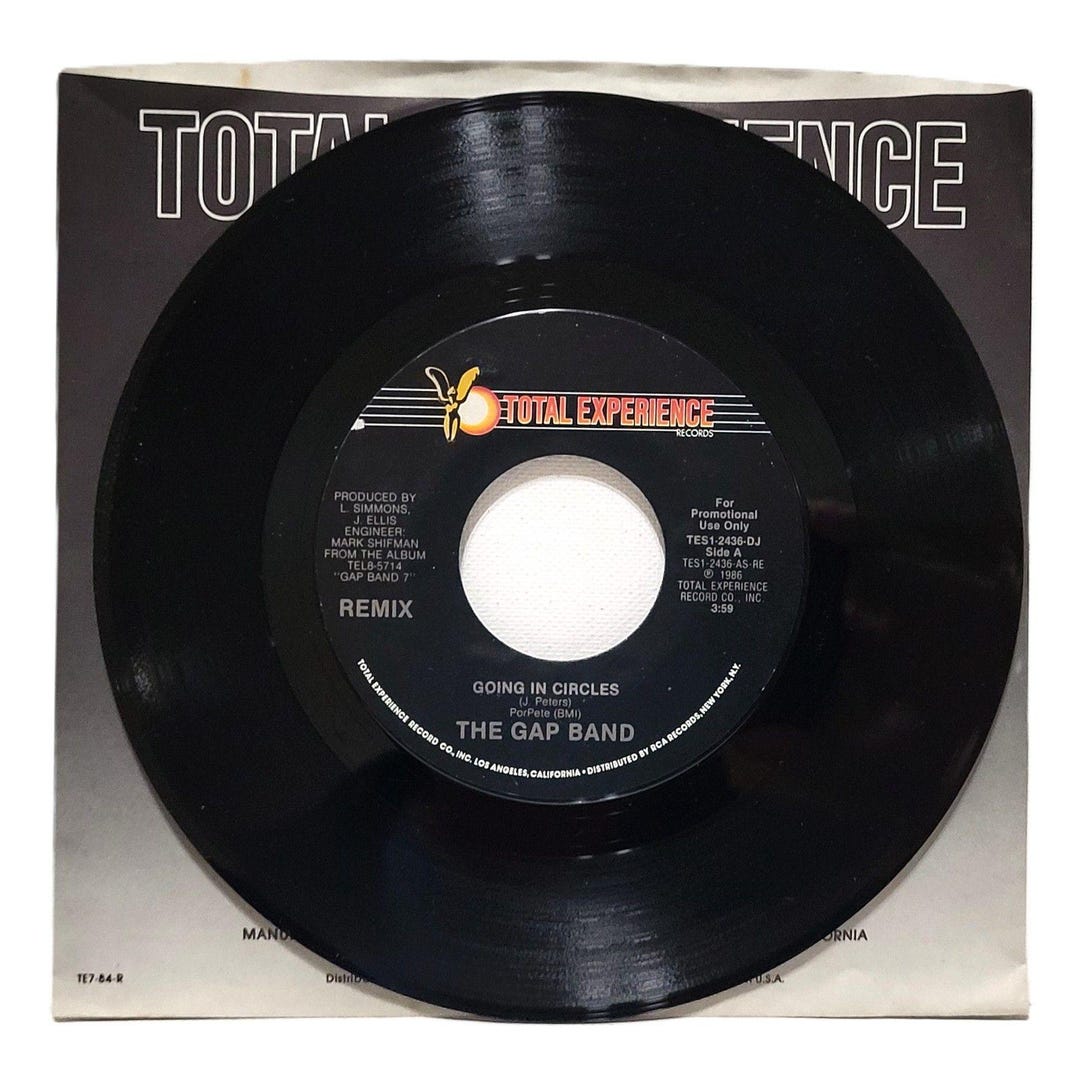 The Gap Band 45 RPM - Going in Circles / Instr. - Total Experience M ...