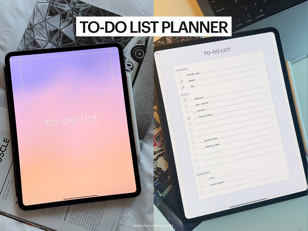 Minimalist to Do List Planner: iPad Goodnotes Template (PDF) - Etsy