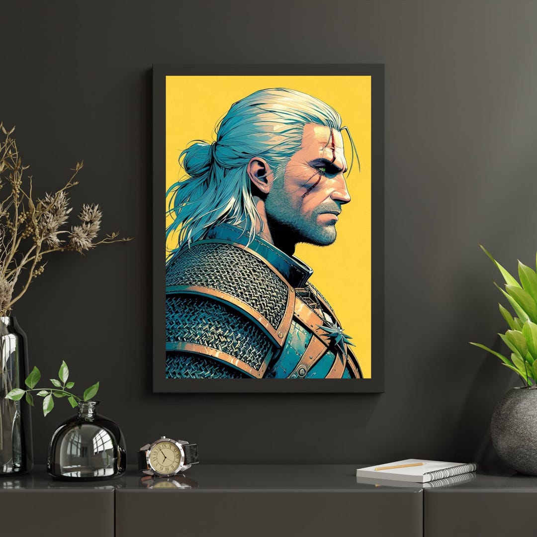 GERALT WITCHER Poster Art Wall Decor Print - Etsy