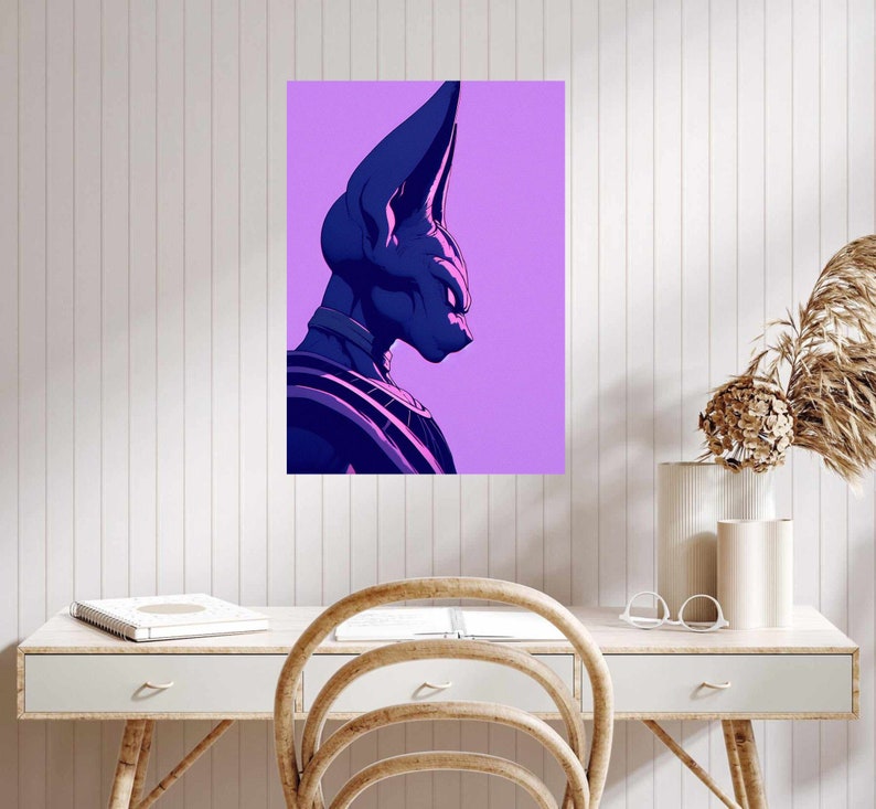 Dragon Ball Z Beerus Poster Art Wall Decor Print Bedroom Gift Unframed ...