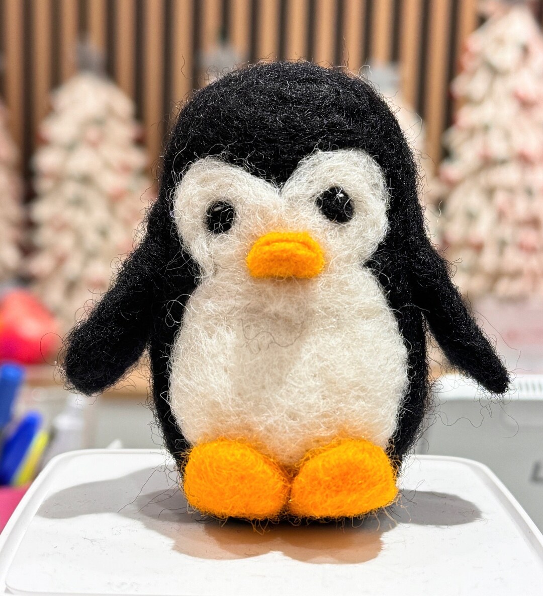 Needle Felted Penguin - Etsy