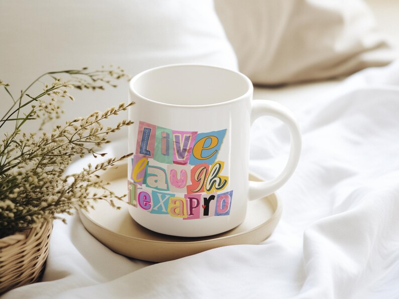 Live Laugh Lexapro Png Magazine Letters Png Scrapbook Png Feral Girl ...