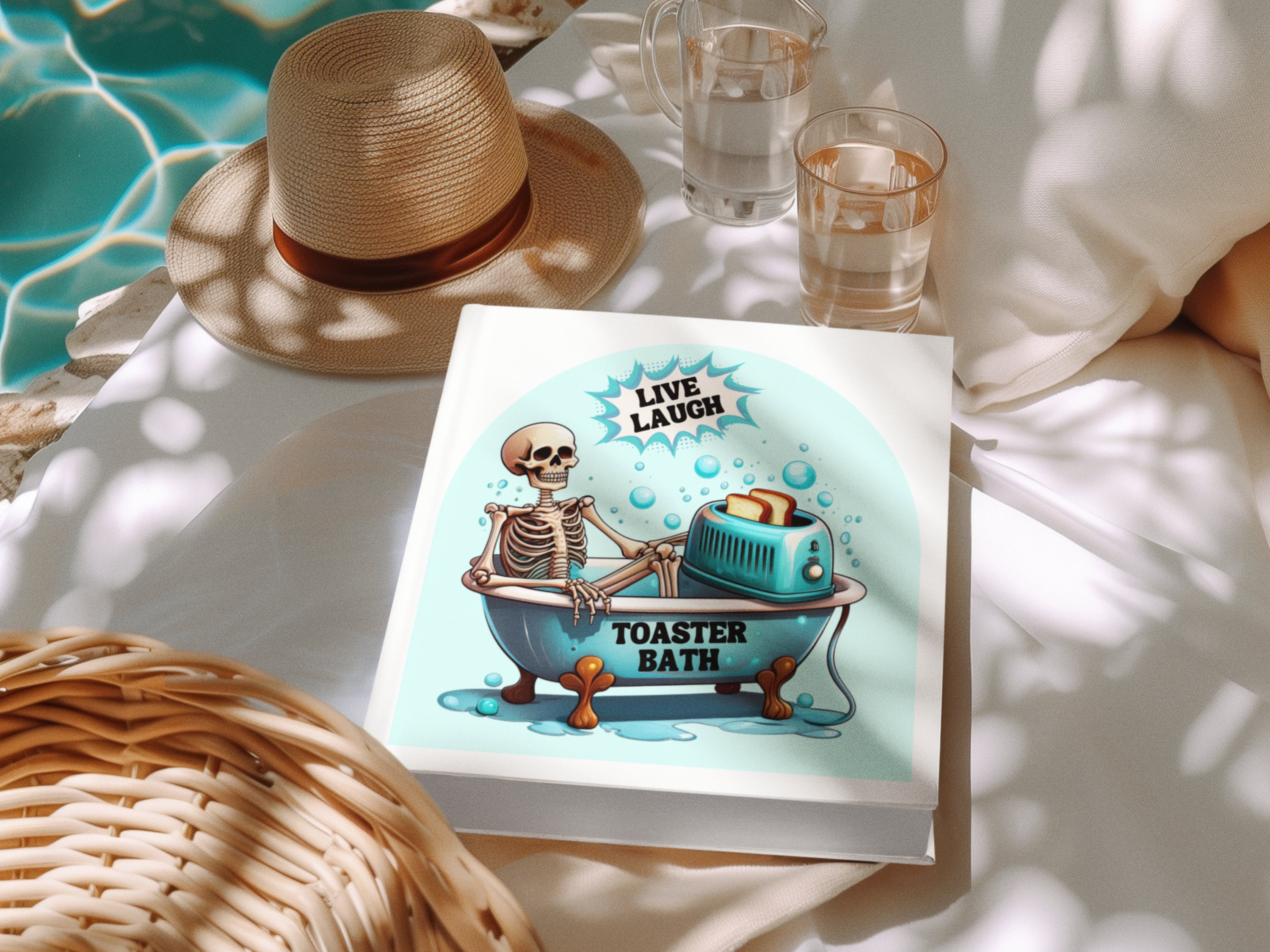 Live Laugh Toaster Bath Png Skeleton Png Snarky Png Everything Sucks ...