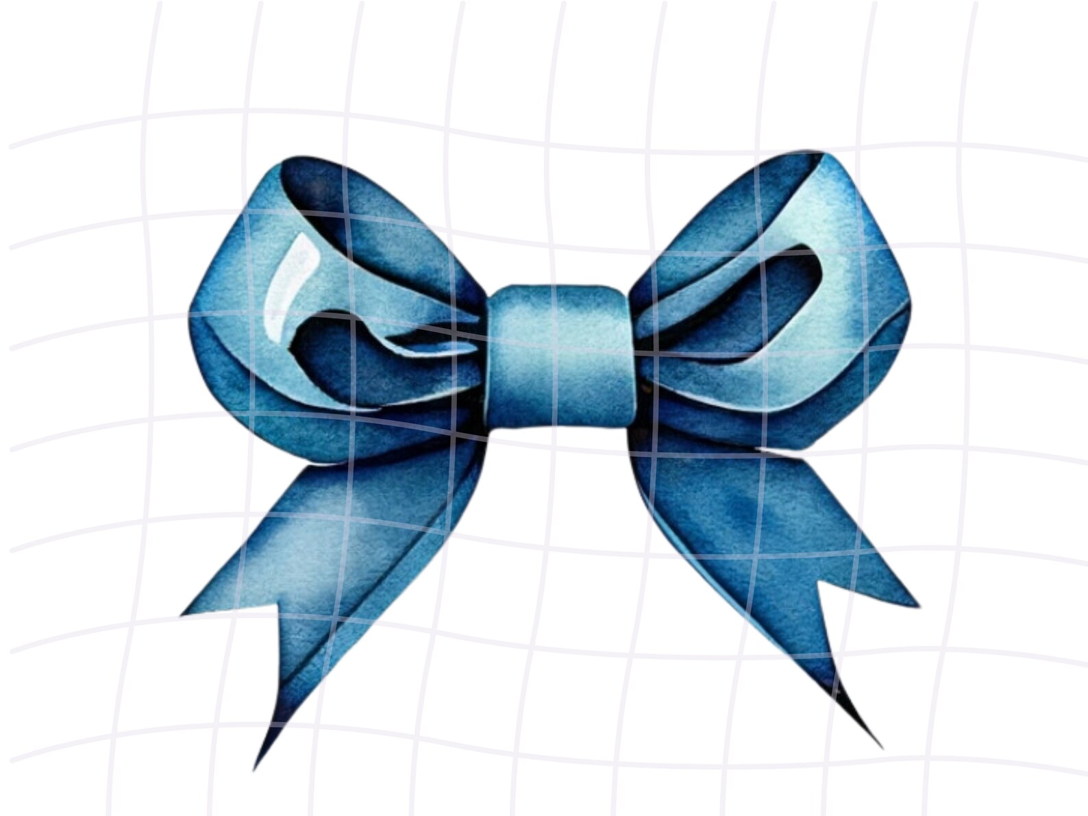 Coquette Blue Bow Clipart Bow Svg Coquette Clipart Bow Watercolor ...