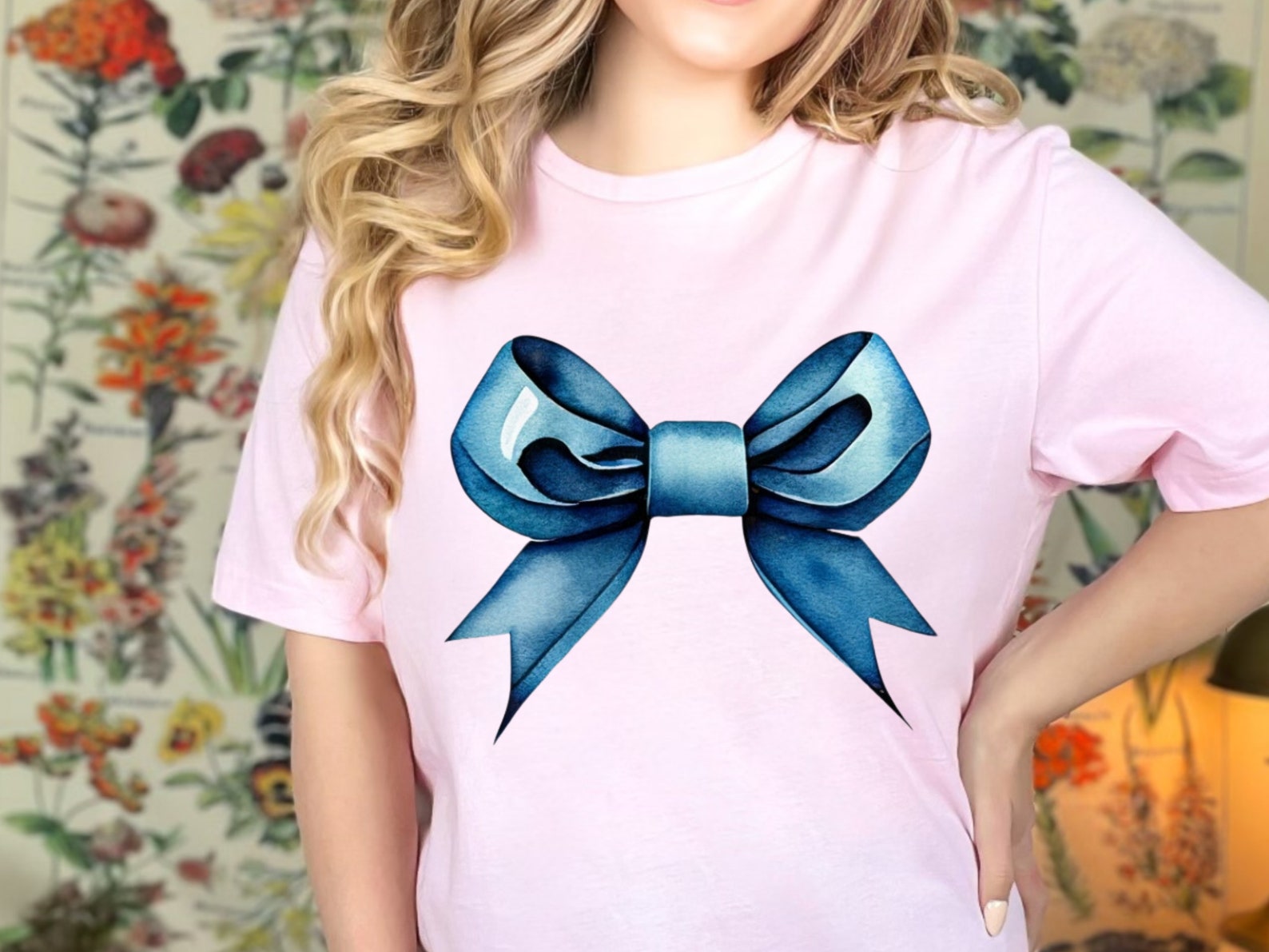 Coquette Blue Bow Clipart Bow Svg Coquette Clipart Bow Watercolor ...