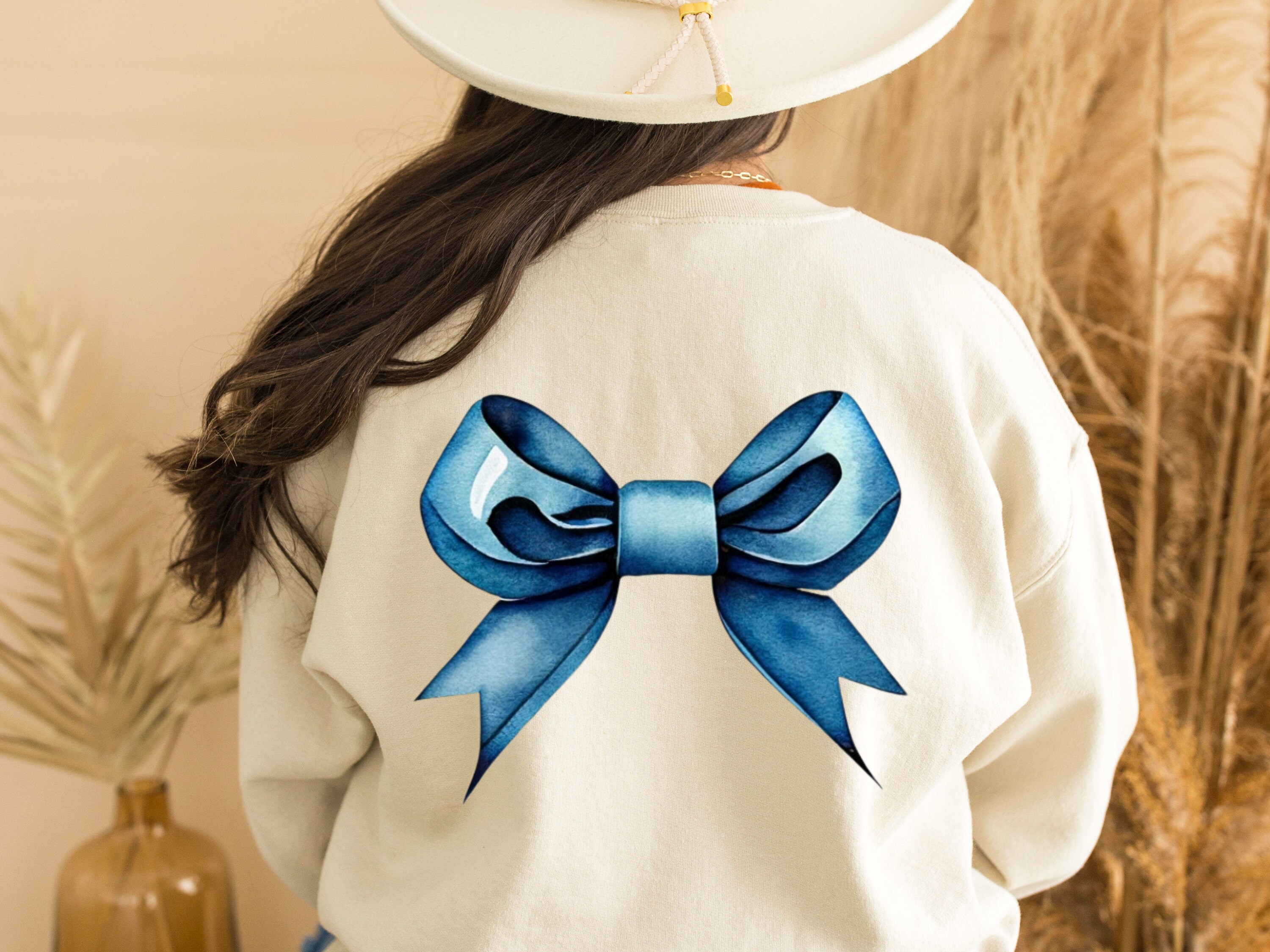 Coquette Blue Bow Clipart Bow Svg Coquette Clipart Bow Watercolor ...