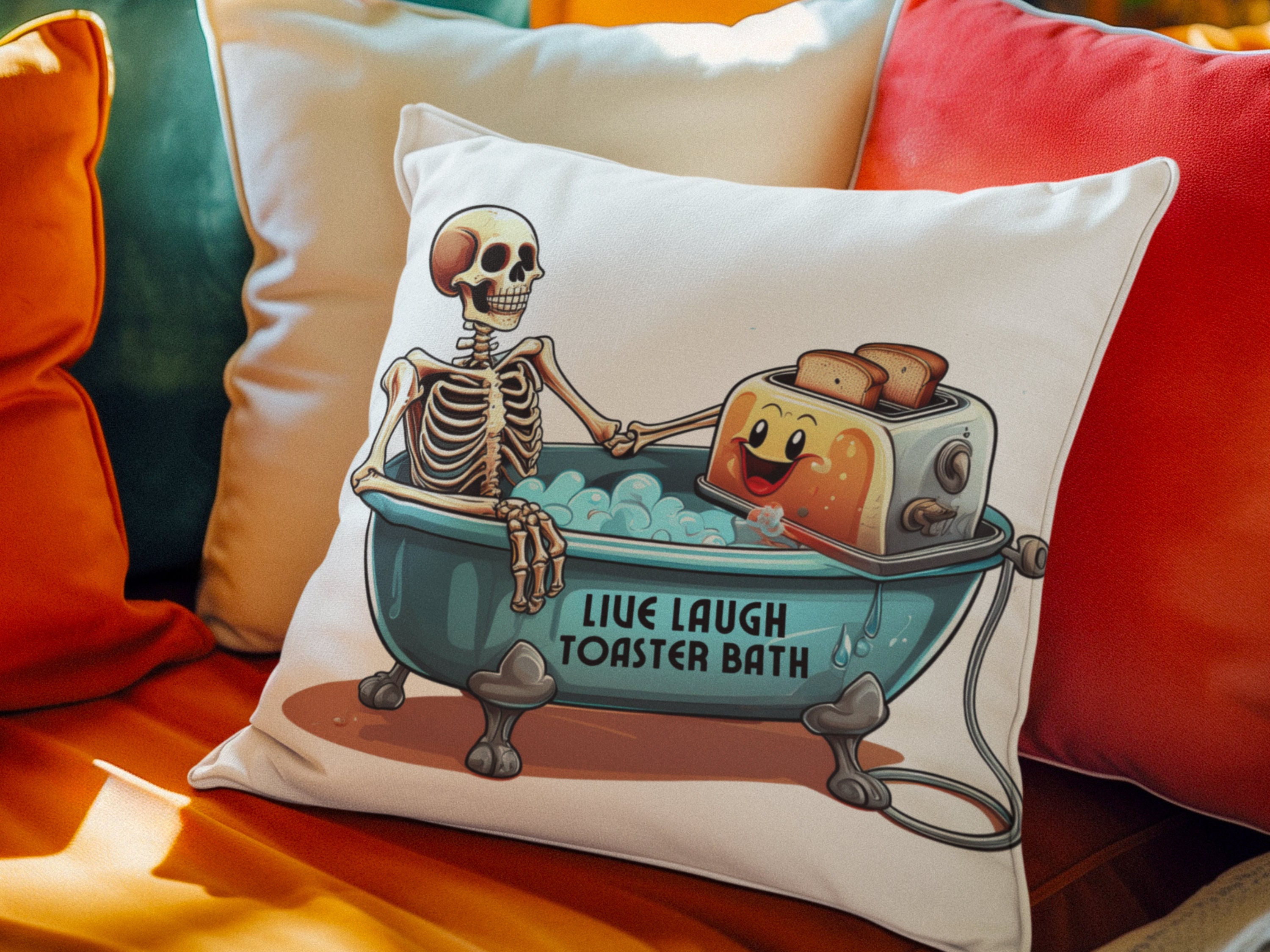 Live Laugh Toaster Bath Png Skeleton Png Snarky Png Everything Sucks ...