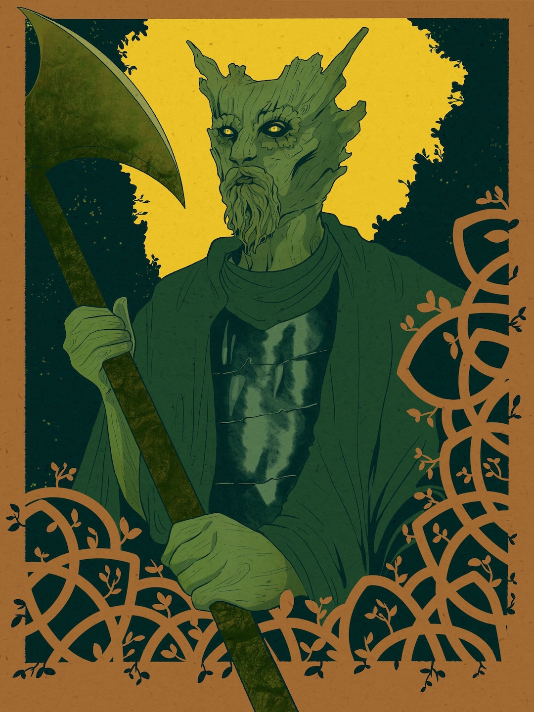 The Green Knight Poster - Etsy