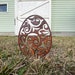 Metal Easter Egg Garden Decor - Pair of Metal Easter Egg Decorations ...