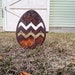 Metal Easter Egg Garden Decor Pair of Metal Easter Egg Decorations ...