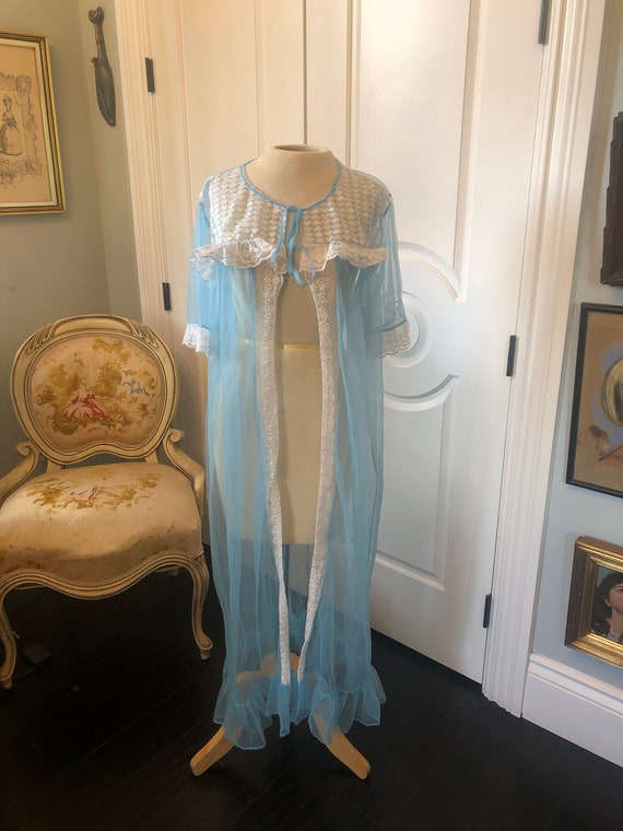 vintage blue see through - Gem