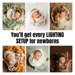 147-page Newborn Photography Lighting Guide - Etsy