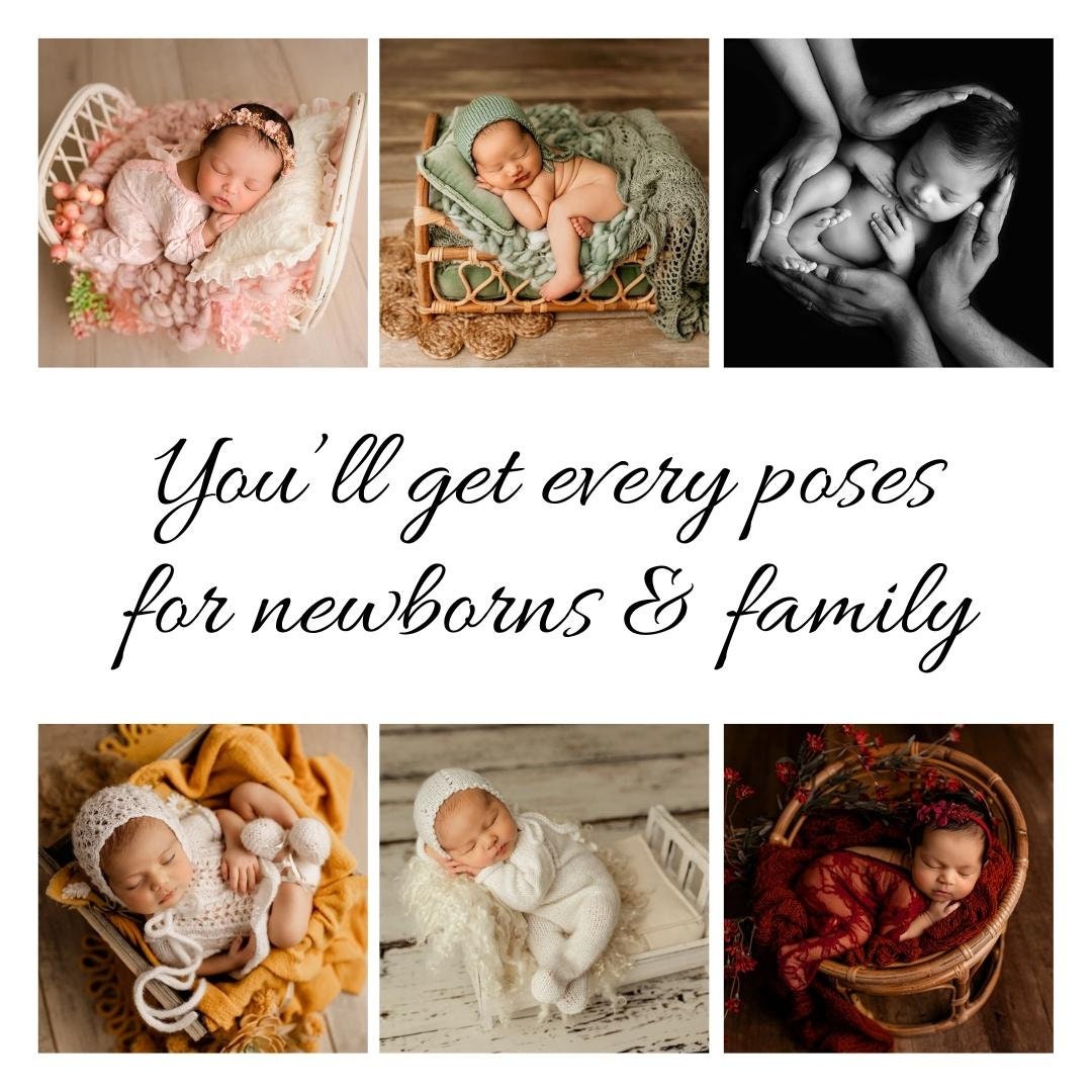 300 Pages Newborn Photography Posing Guide - Etsy