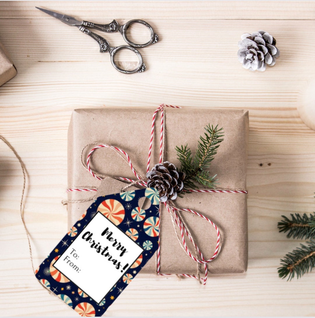 Merry Christmas Gift Tag Printable, Printable Christmas Gift Tag ...