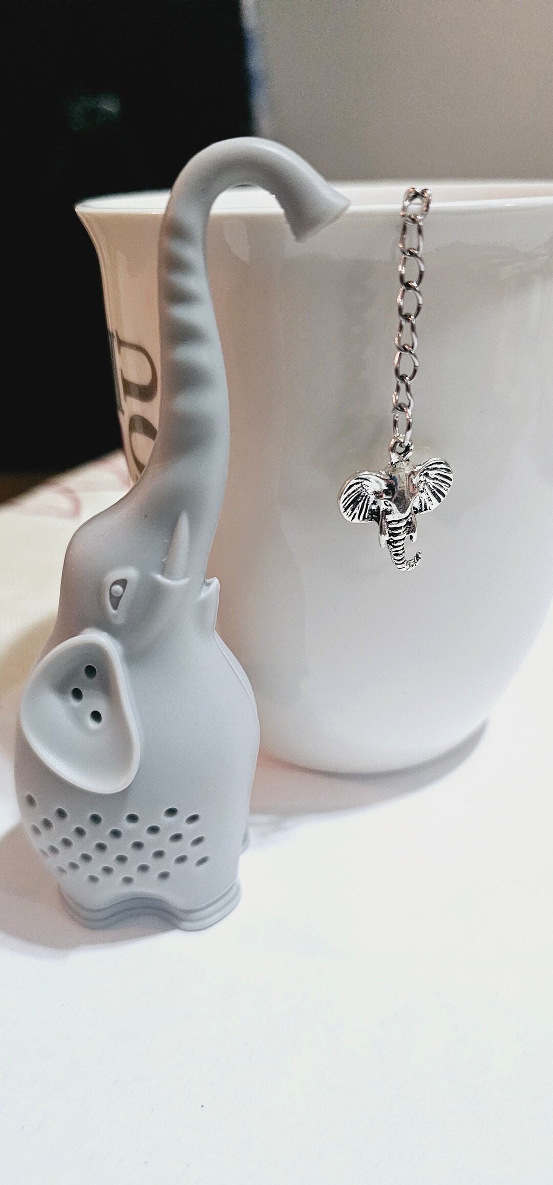 2pc Combo Silicone Elephant and Elephant Tea Ball Steeper Tea Infuser ...