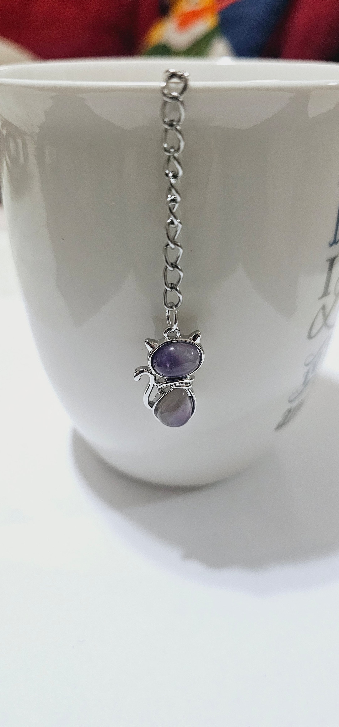 Small Purple Kitty Cat Tea Infuser Ball Tea Steeper Strainer Gift - Etsy