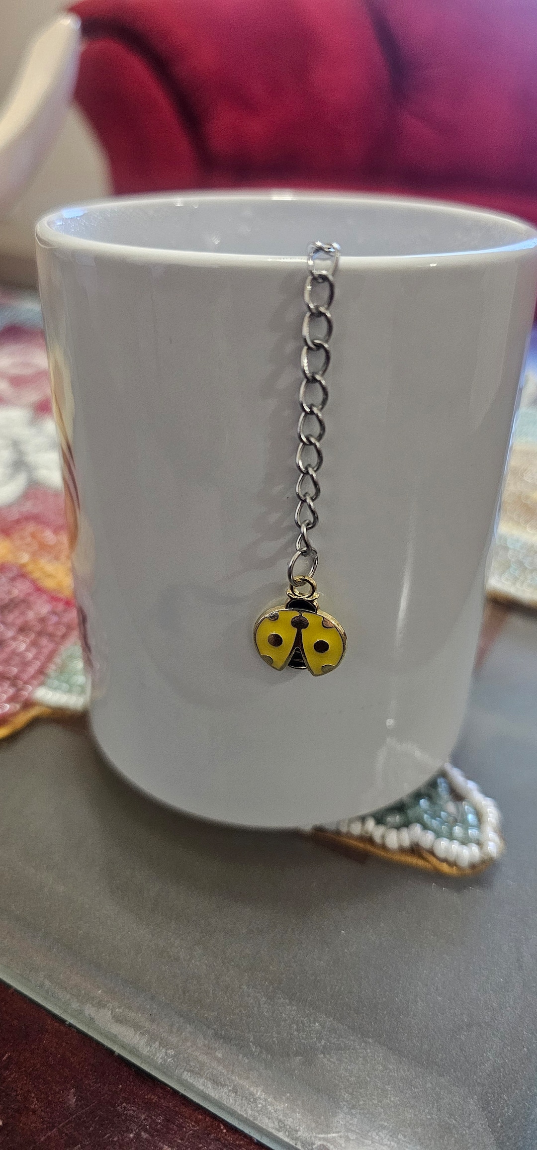 Yellow Lady Bug Tea Infuser Ball Tea Steeper Strainer Gift - Etsy