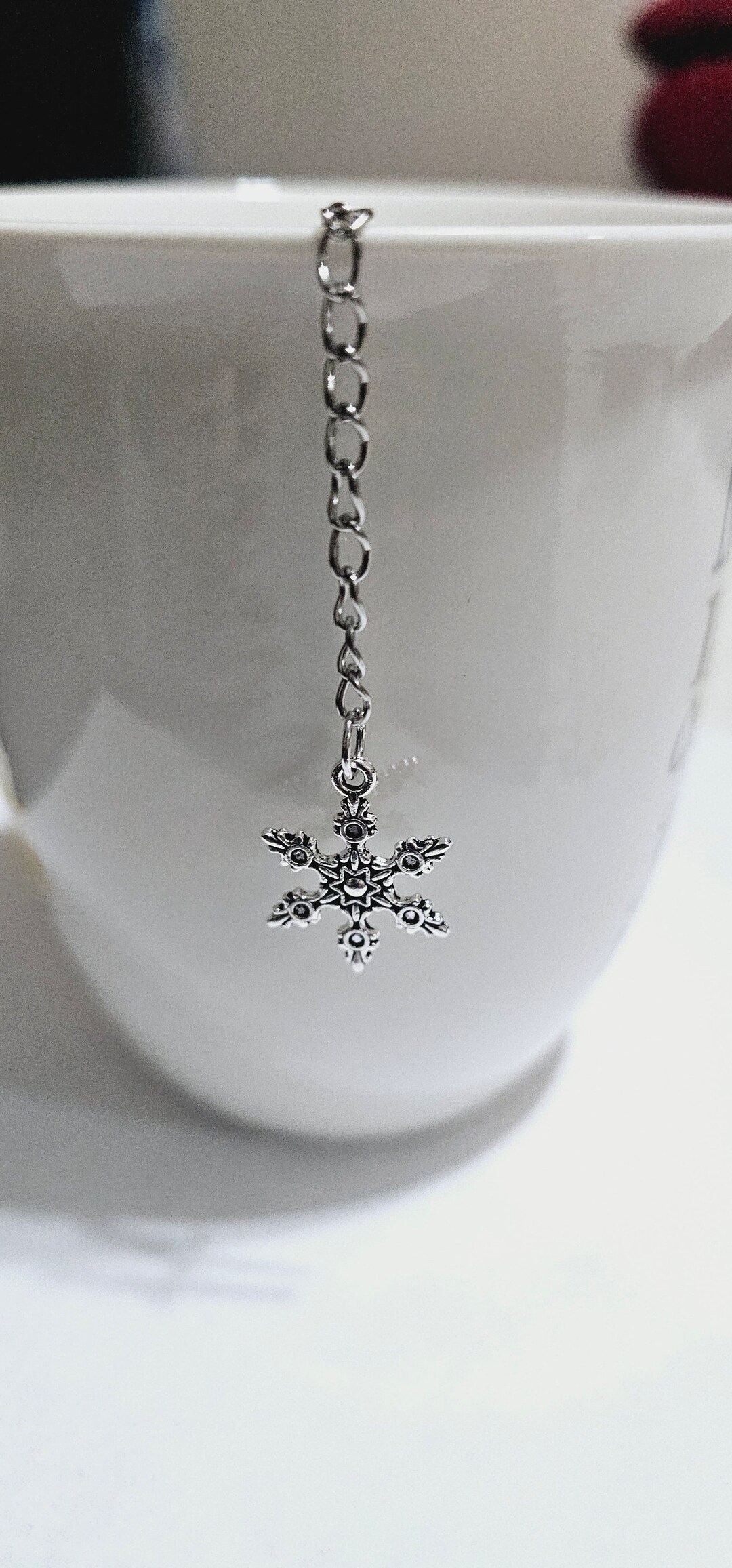 Snowflakes Tea Infuser Ball Tea Steeper Strainer Gift - Etsy