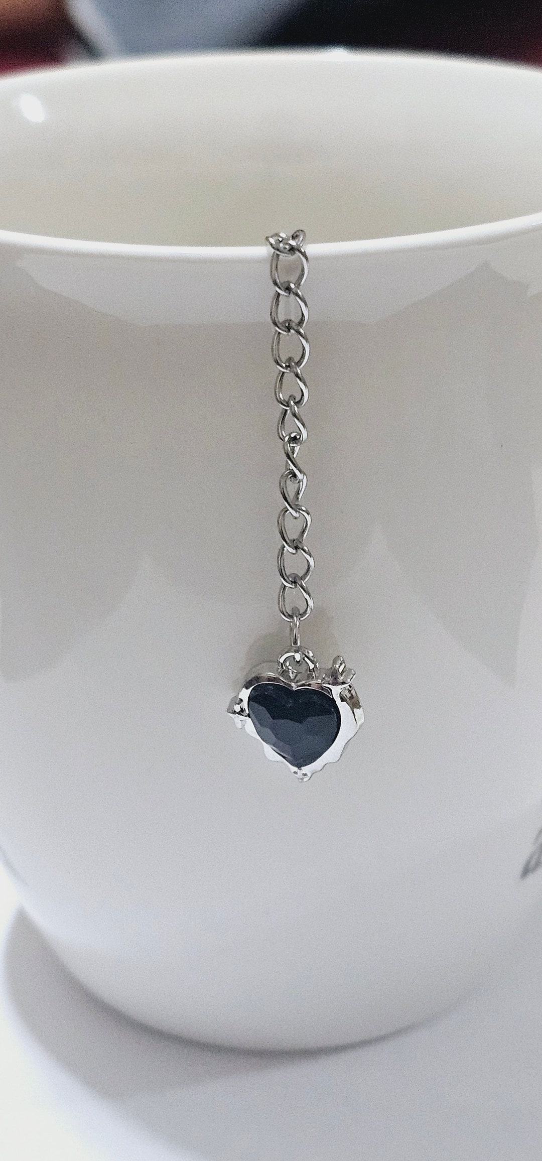 Black Heart Tea Infuser Ball Tea Steeper Strainer Gift - Etsy