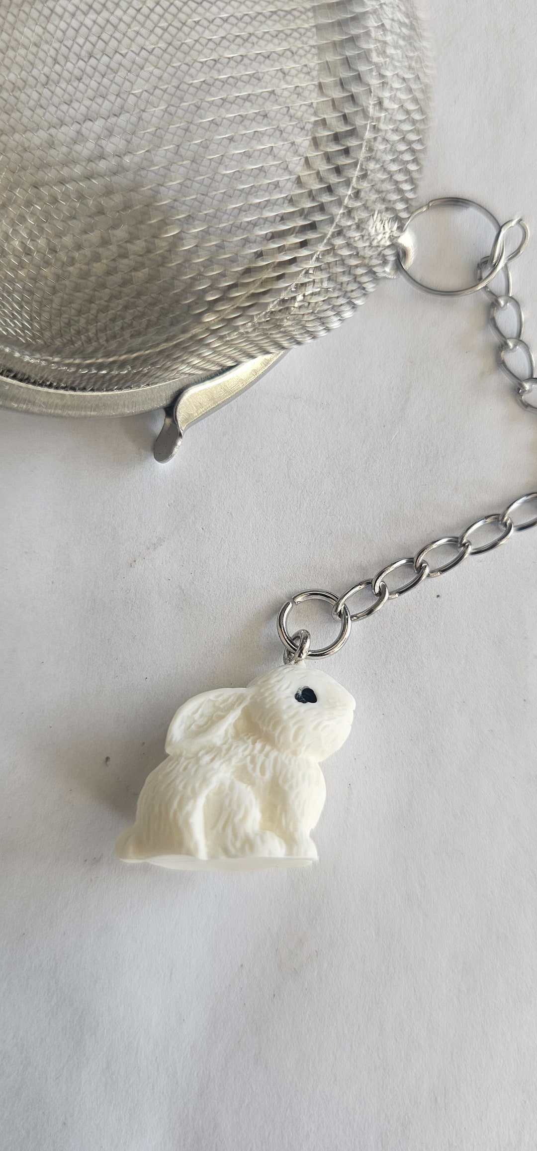 Bunny Rabbit Charm Tea Infuser Ball Tea Steeper Strainer Gift - Etsy