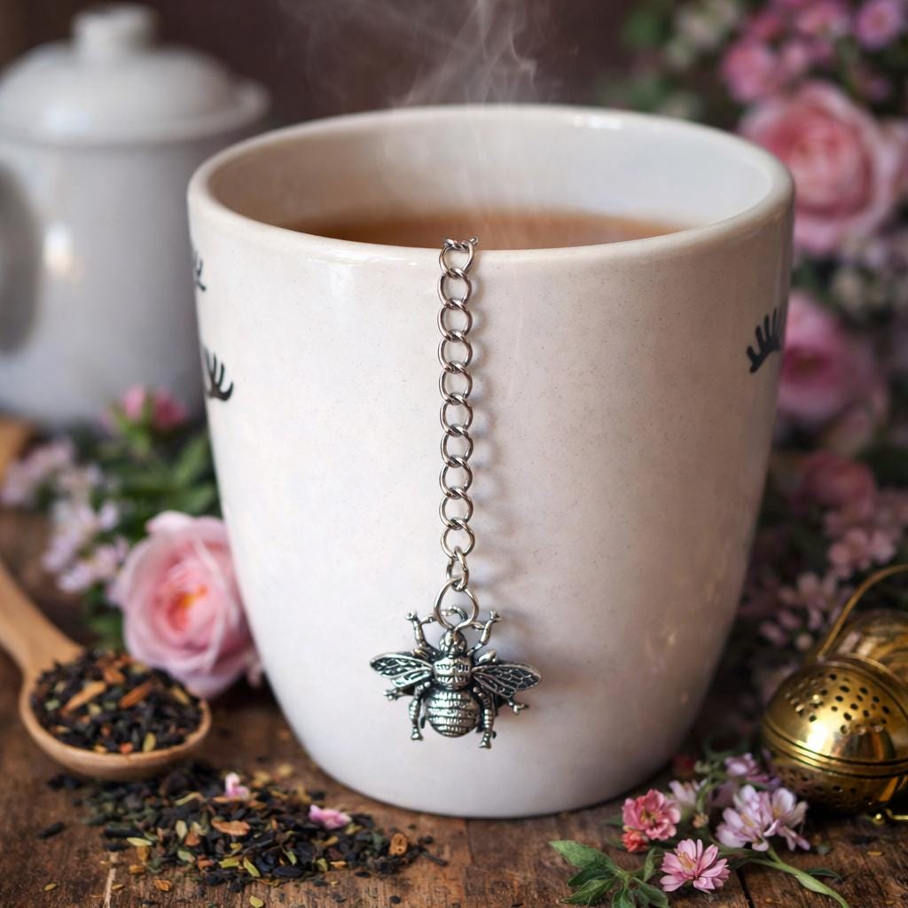 Bee Tea Infuser | Stainless Steel Loose Leaf Tea Strainer - Etsy