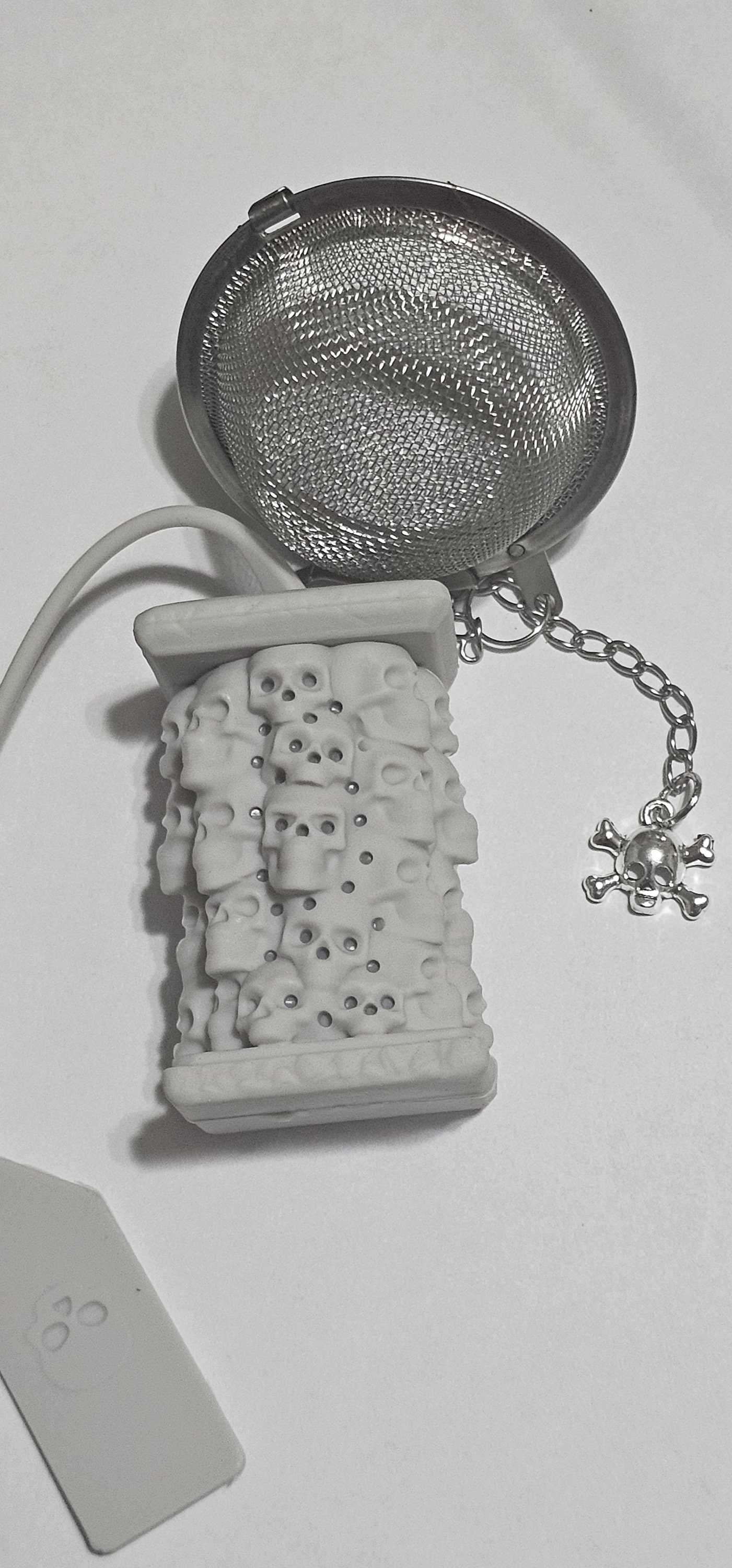 Skull Tea Infuser With Tower Stand, Gothic Tea Steeper Gift - Etsy