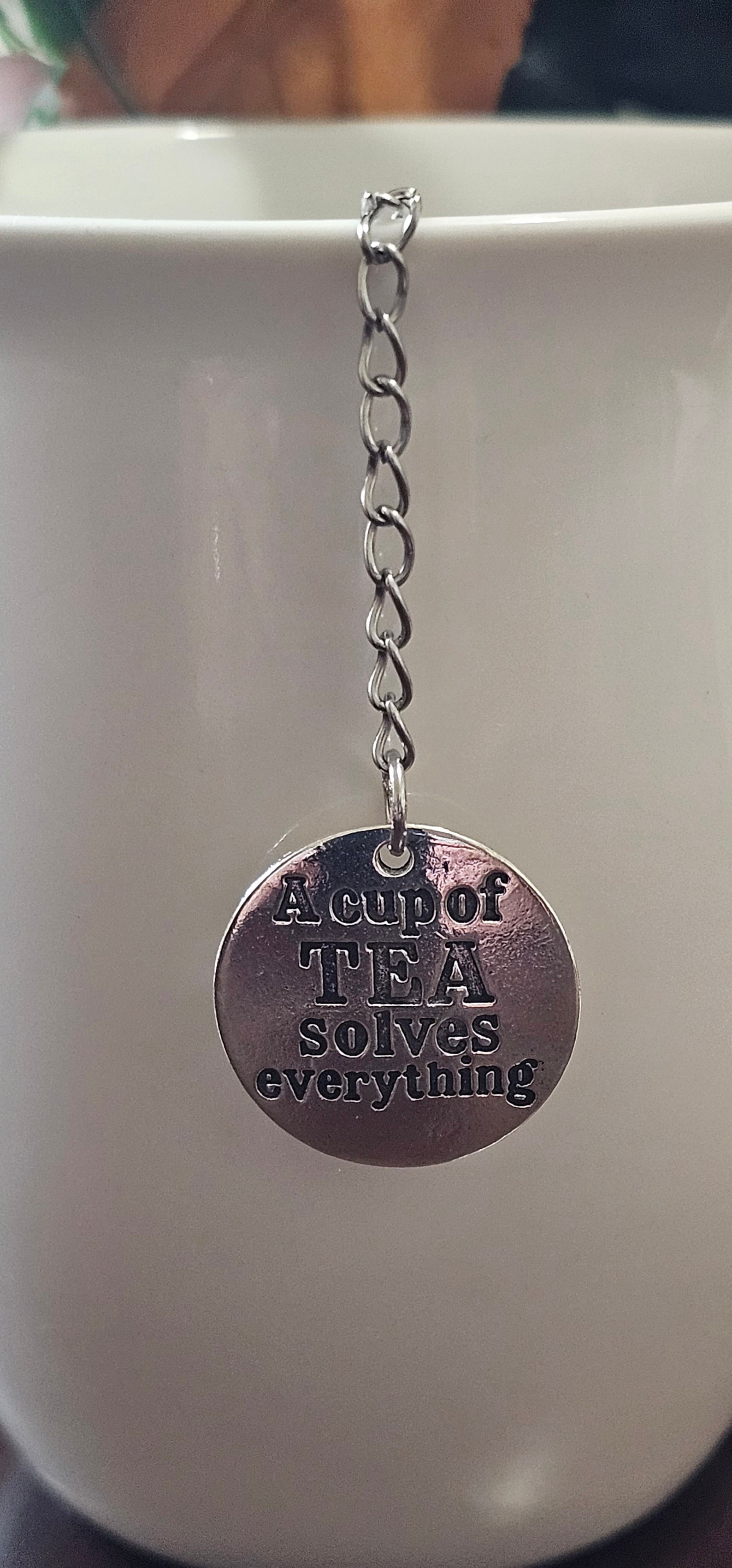 A Cup of Tea Solves Everything Tea Ball Infuser - Etsy