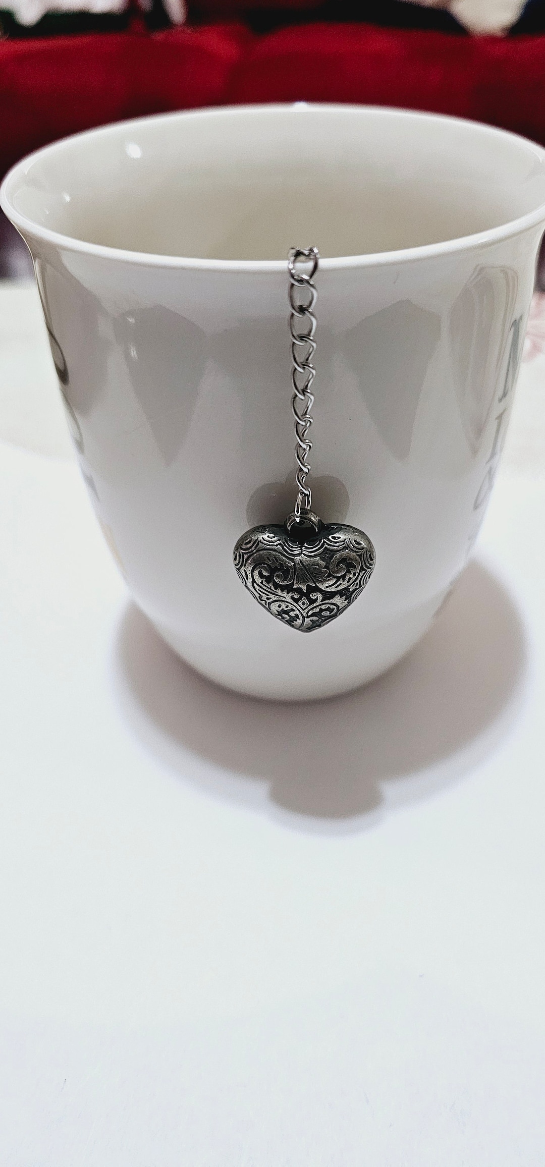 Heart Shape Charm Tea Infuser Ball Tea Steeper Strainer Gift - Etsy