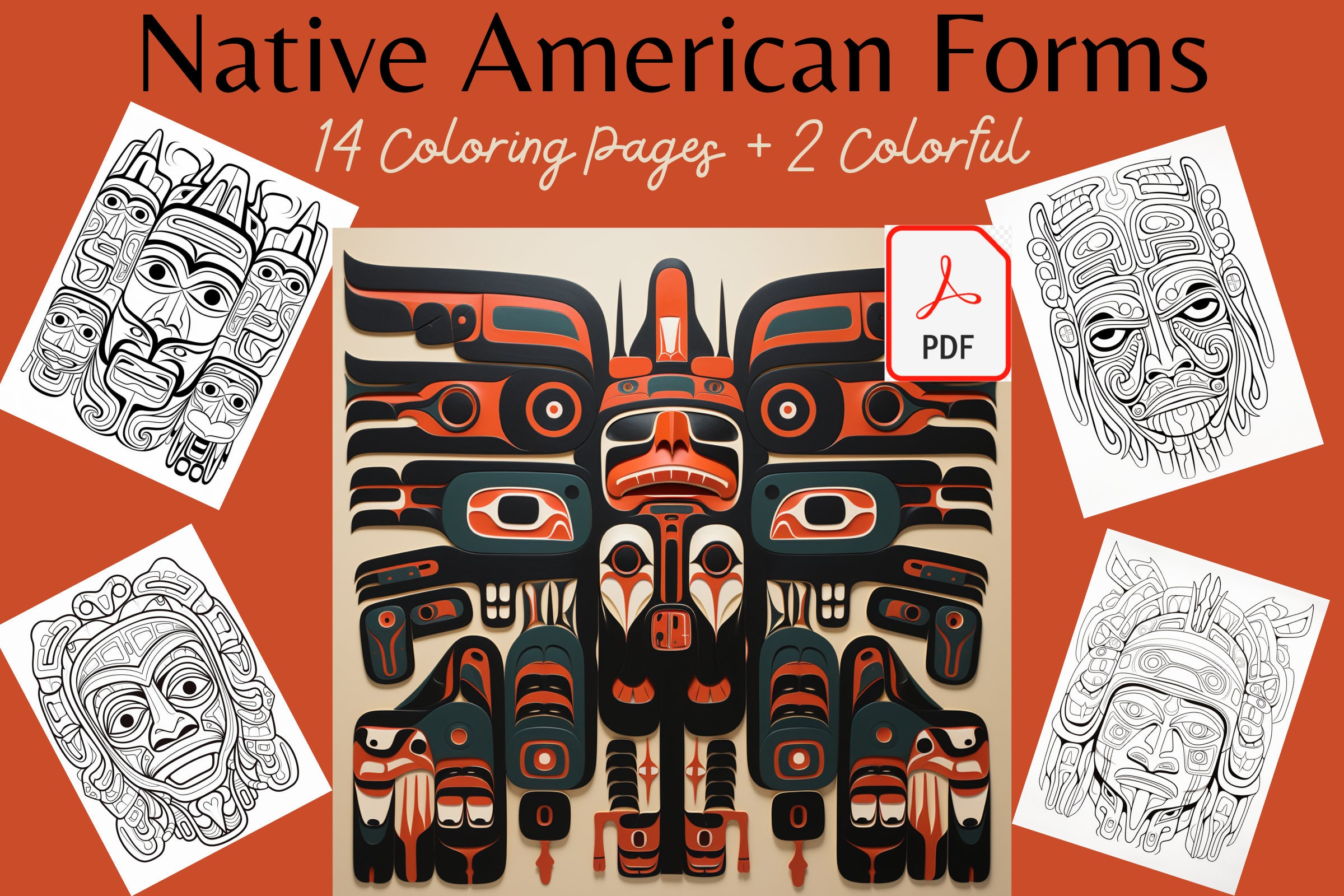 Native American Coloring Pages Printable Adult Coloring Pages Download ...