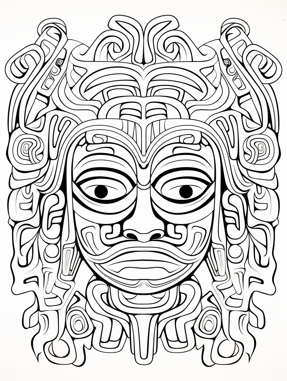 Native American Coloring Pages Printable Adult Coloring Pages Download ...