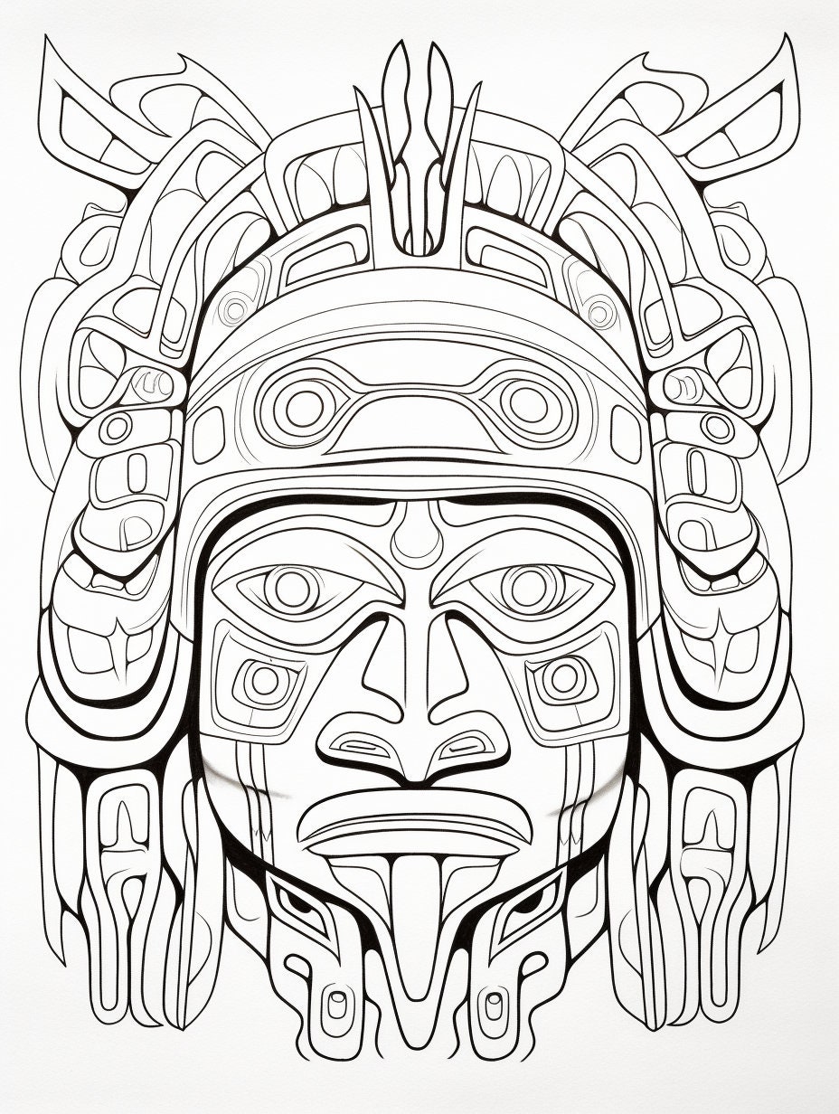 Native American Coloring Pages Printable Adult Coloring Pages Download ...