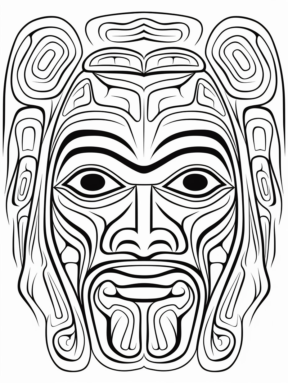 Native American Coloring Pages Printable Adult Coloring Pages Download ...