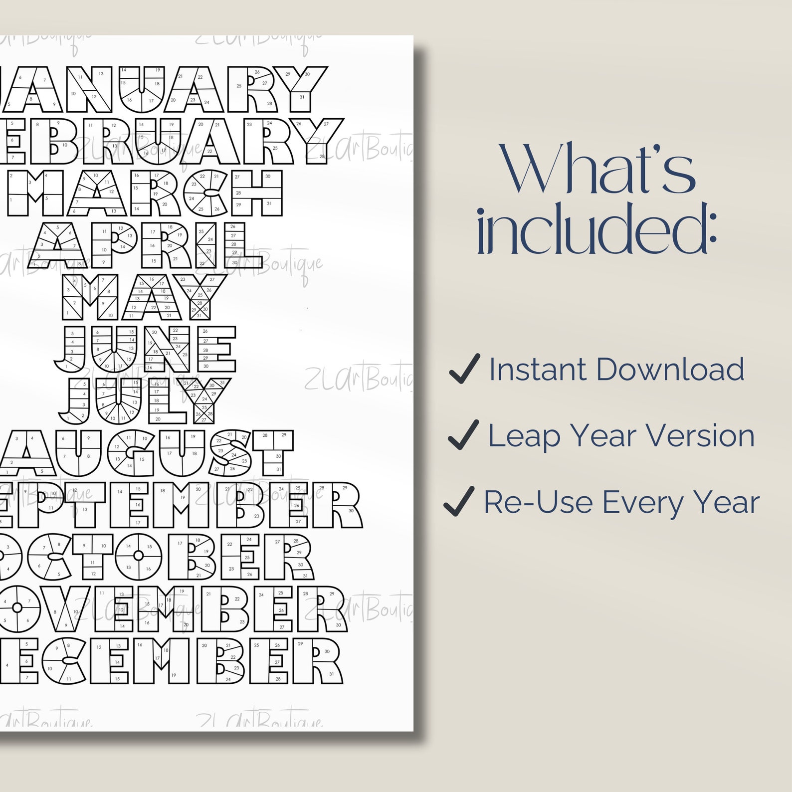 Coloring Habit Tracker | Habit Tracker | Printable Habit Tracker ...