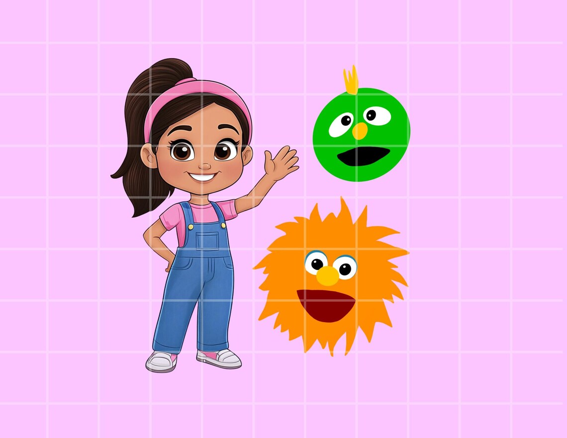 Ms. Rachel, Herbie, Georgie PNG Digital Download Files, 3 Separate ...