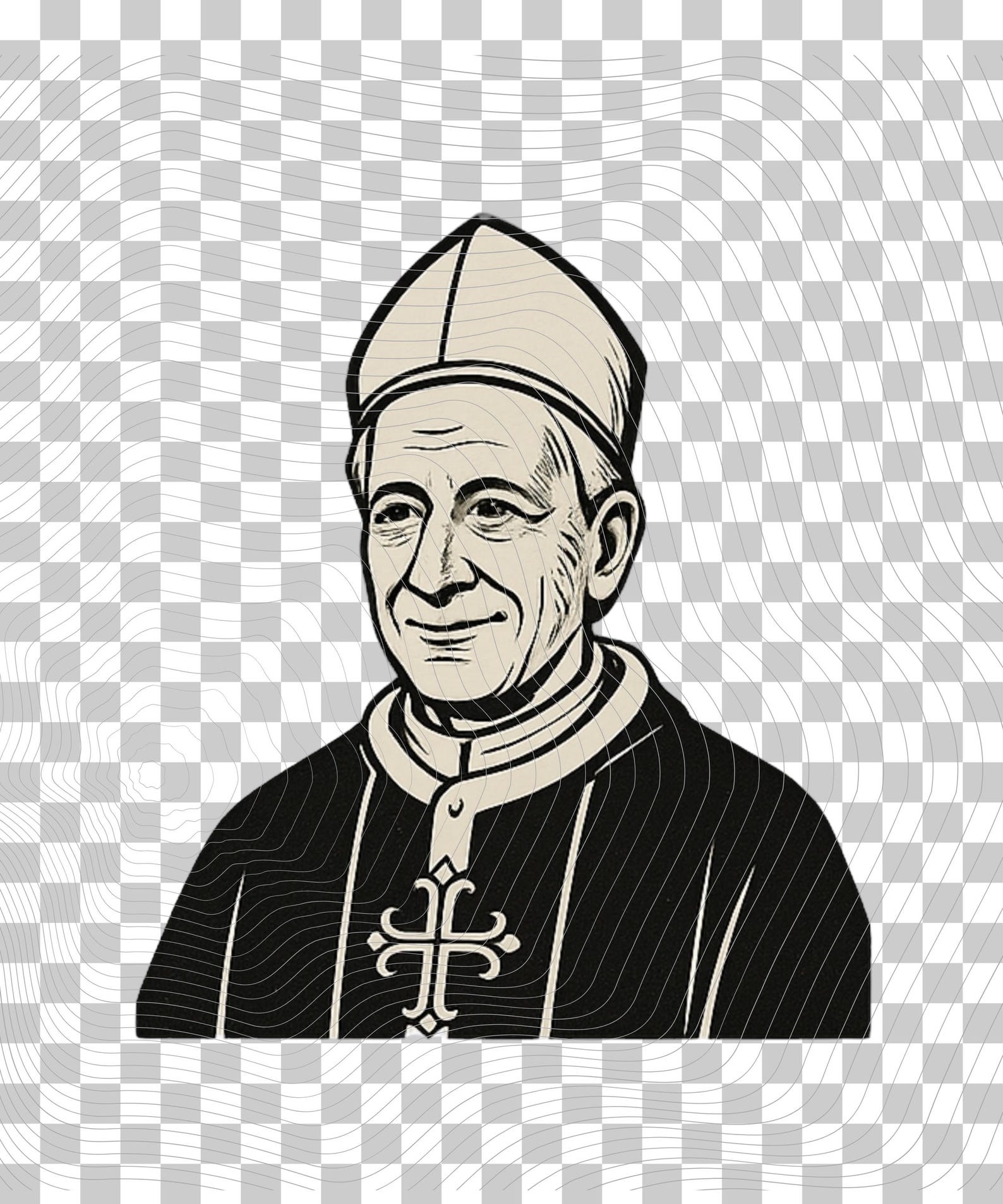 Pope Leo XIV Png, TRANSPARENT PNG, New Pope, Pope Clipart, Pope Robert ...