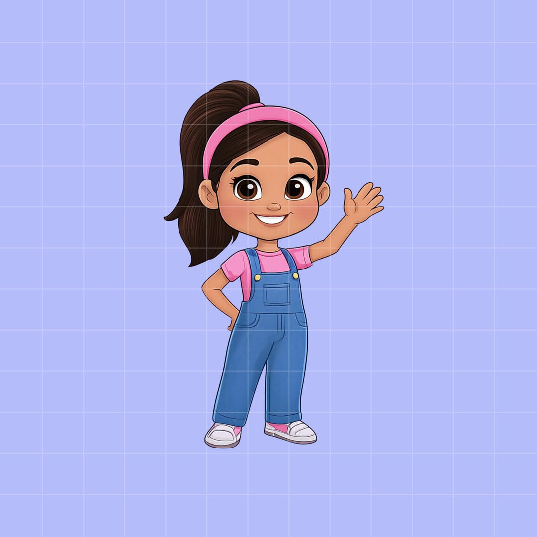 Ms. Rachel Clip Art PNG File, Ms. Rachel Cartoon PNG, Ms. Rachel, Png ...