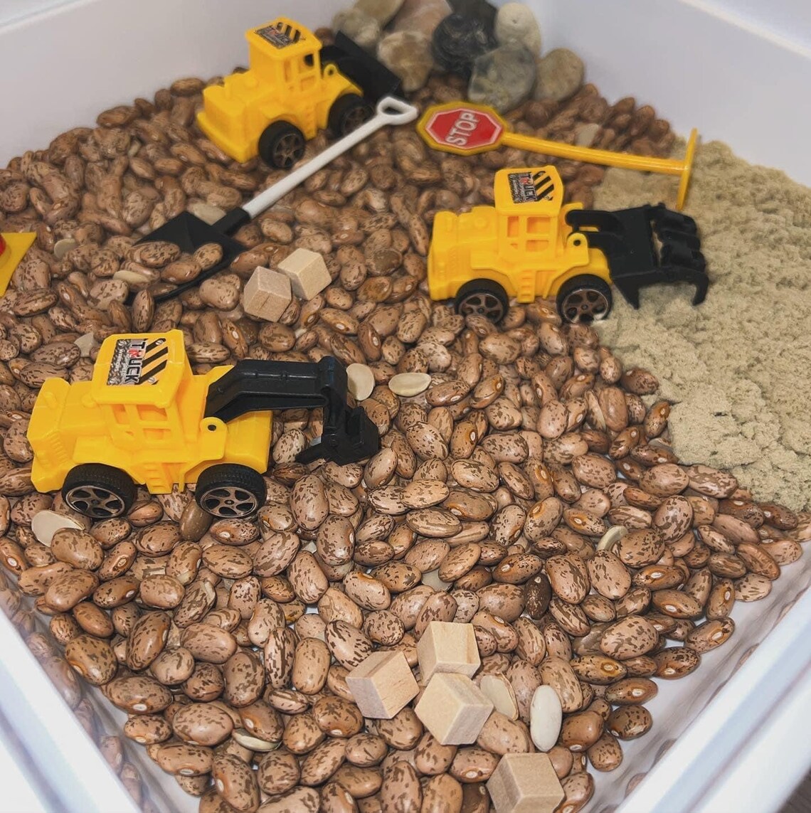 Construction Play Kit | Construction Sensory Bin | Montessori Play Kit ...