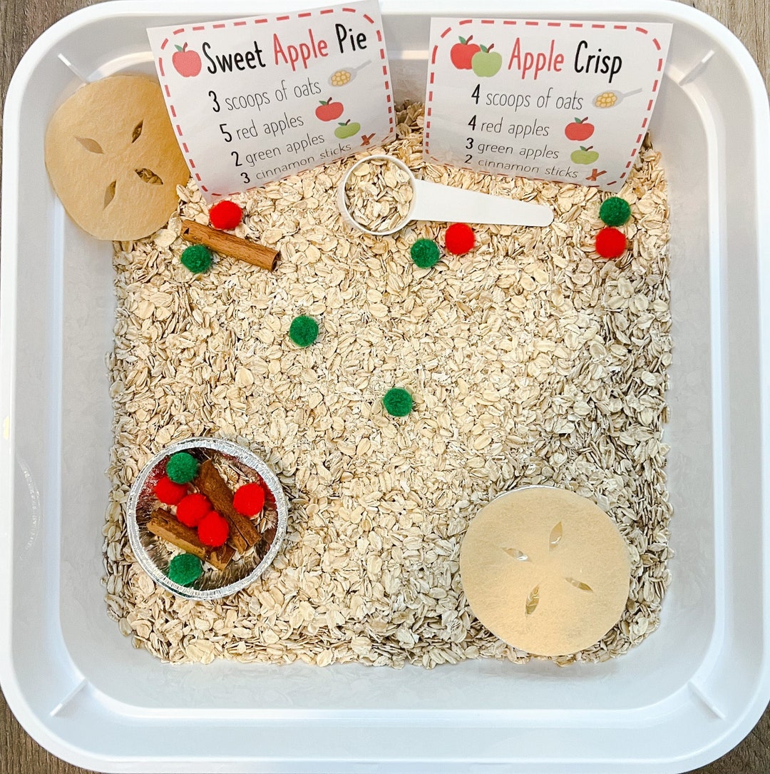 Make an Apple Pie Play Kit Make an Apple Pie Sensory Bin Montessori ...