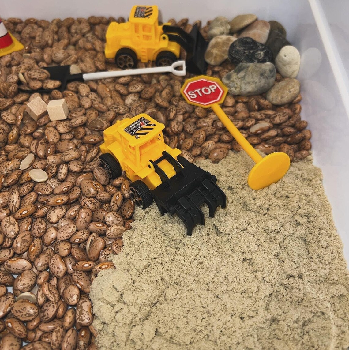 Construction Play Kit | Construction Sensory Bin | Montessori Play Kit ...