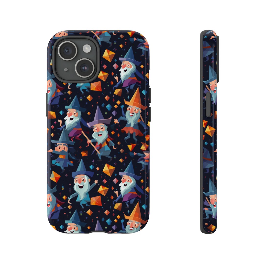 Polygon Art Wizards and Witches V16 iPhone Case 15 14 13 - Etsy