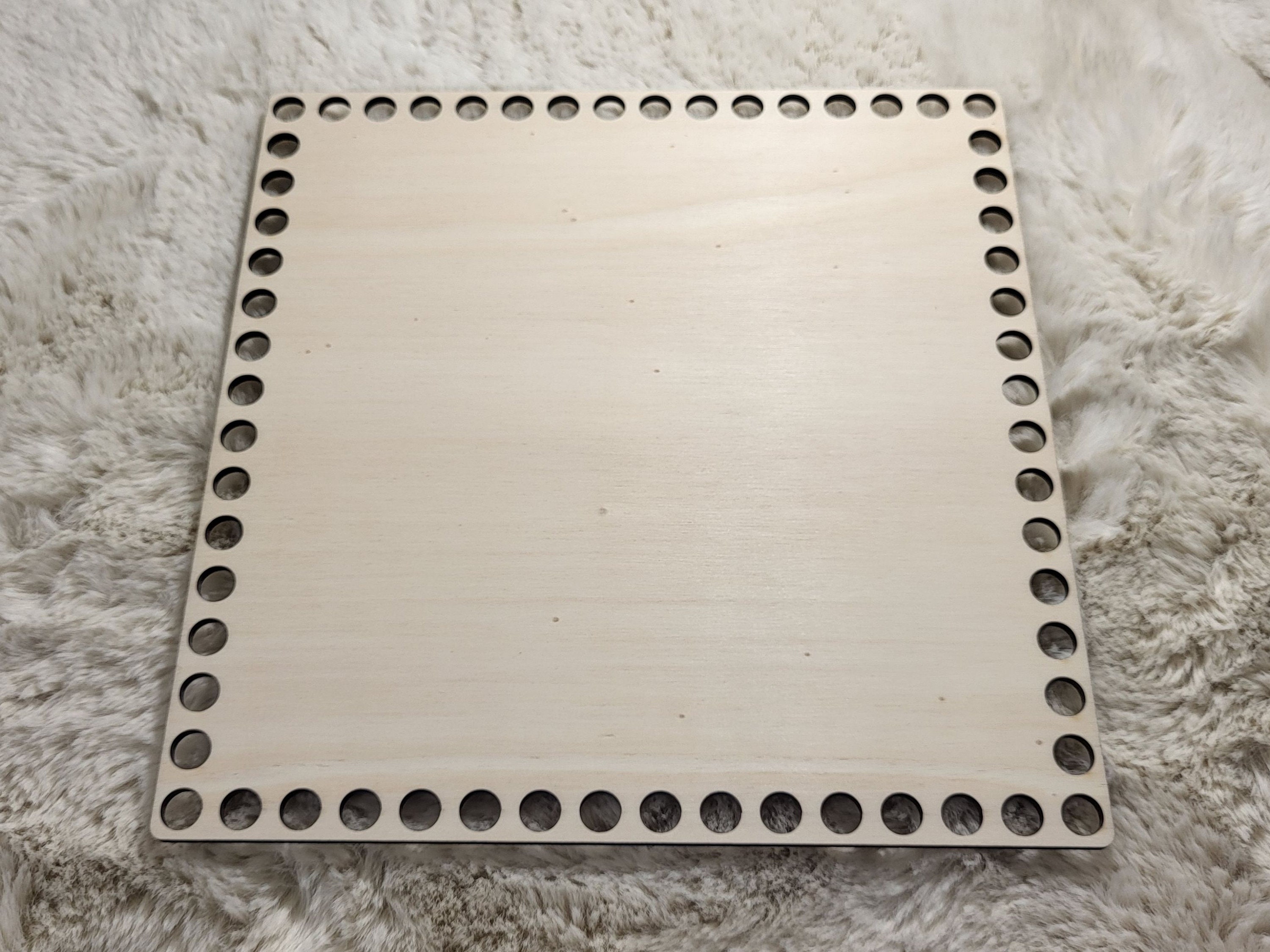 Wooden Basket Base Wooden Bottom Crochet Basket Knitting Bottom Sanded ...