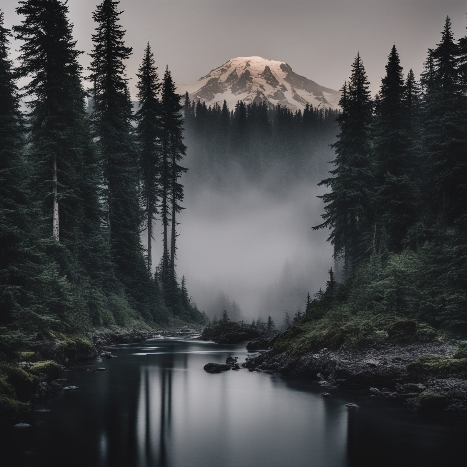 Mount Rainier- Printable Wall Art - Etsy