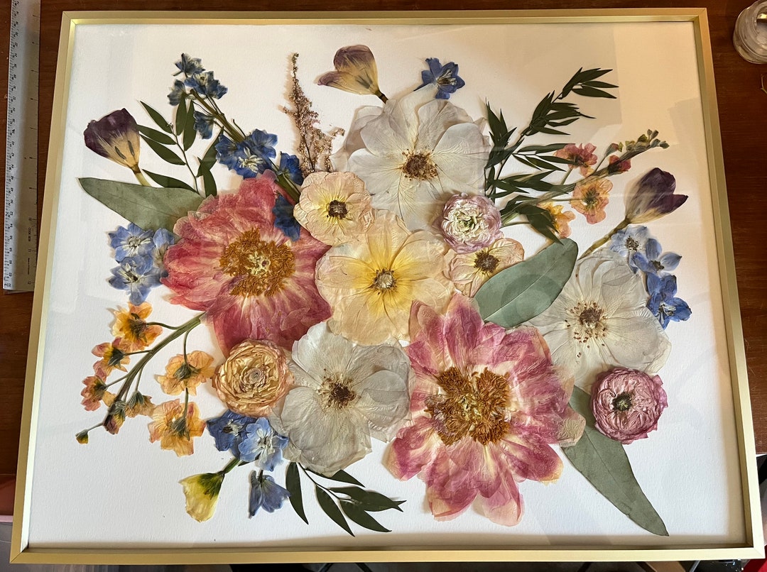 18x24 Standard Archival Bouquet Preservation RETAINER ONLY - Etsy