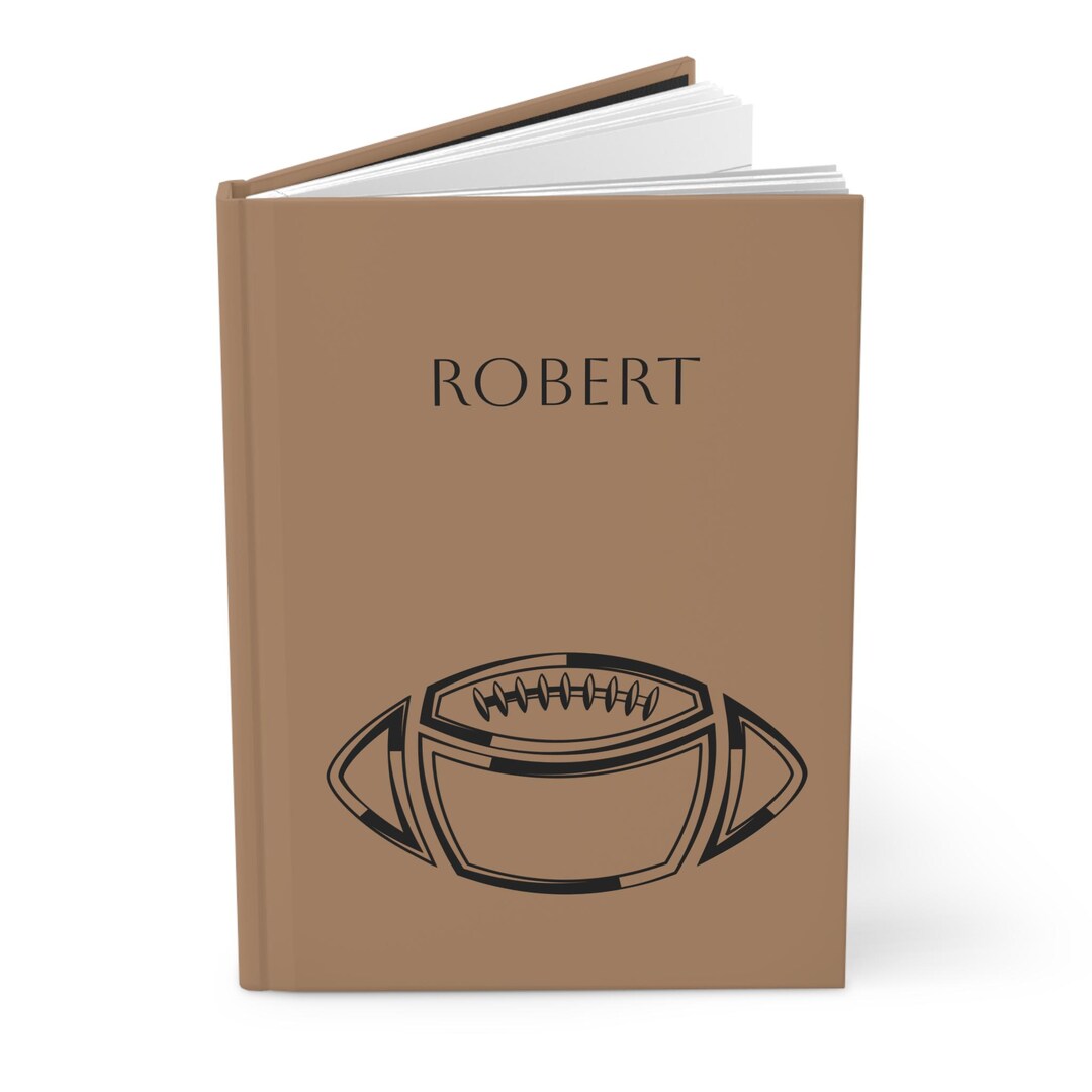 Personalized Football Hardcover Journal, Gift for Sports Players ...