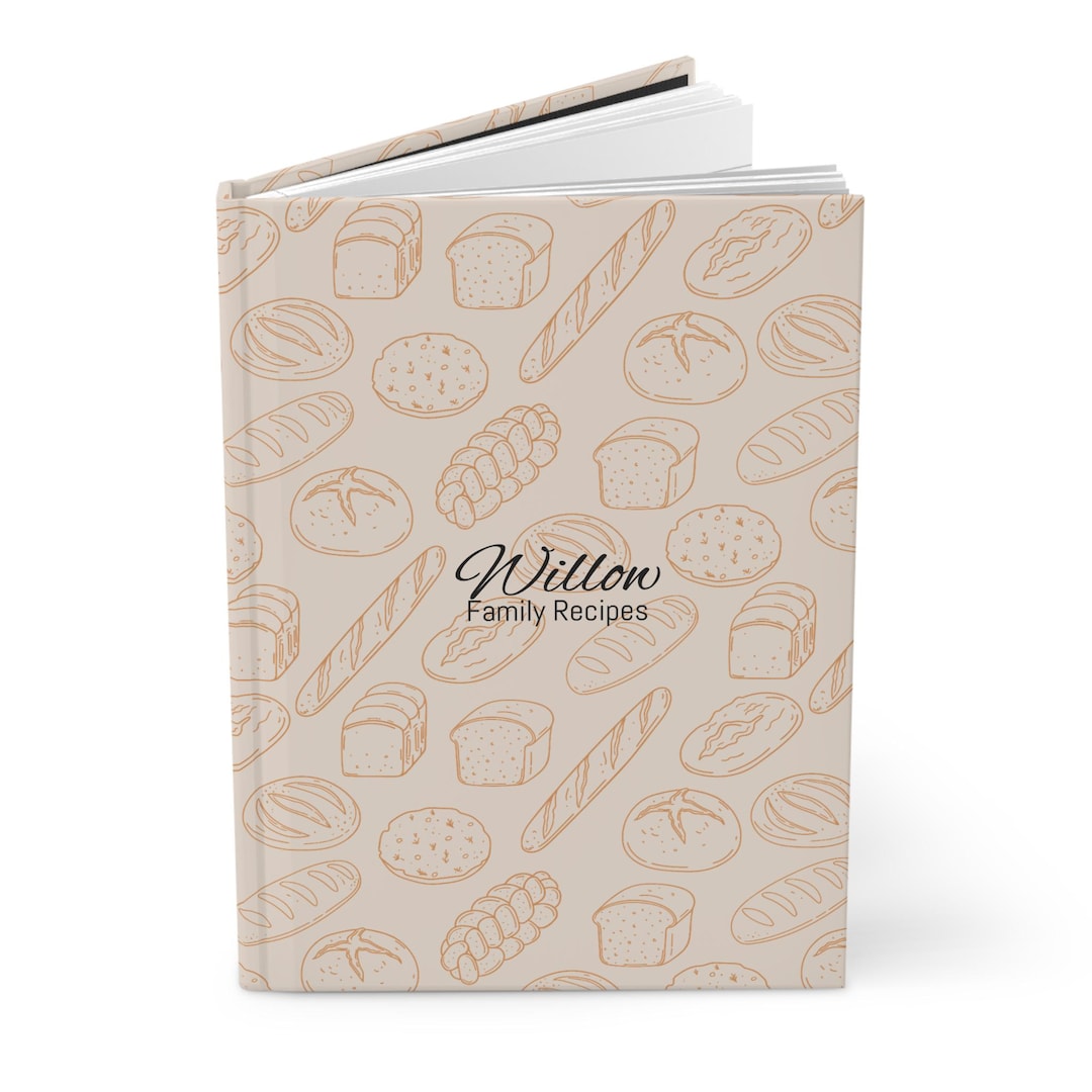 Personalized Recipe Journal, Family Recipes Book, Cooking Journal ...