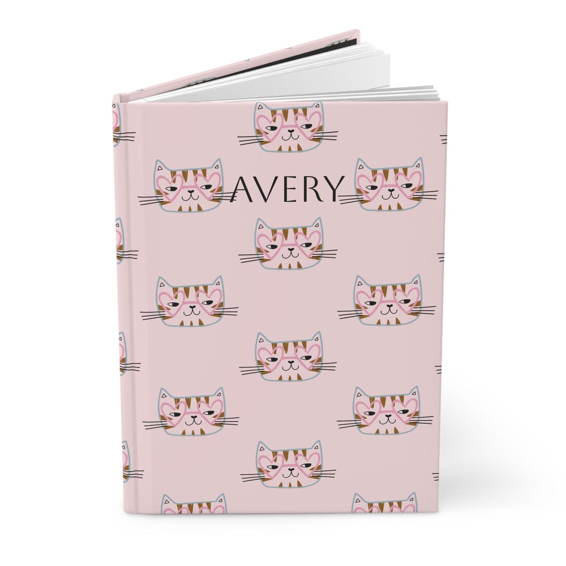 Customized Journal for Kids, Personalized Gift for Cat Lovers, Fun ...
