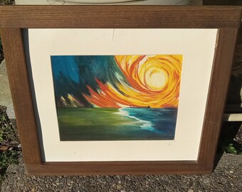 Vintage Acrylic Paintings - Etsy