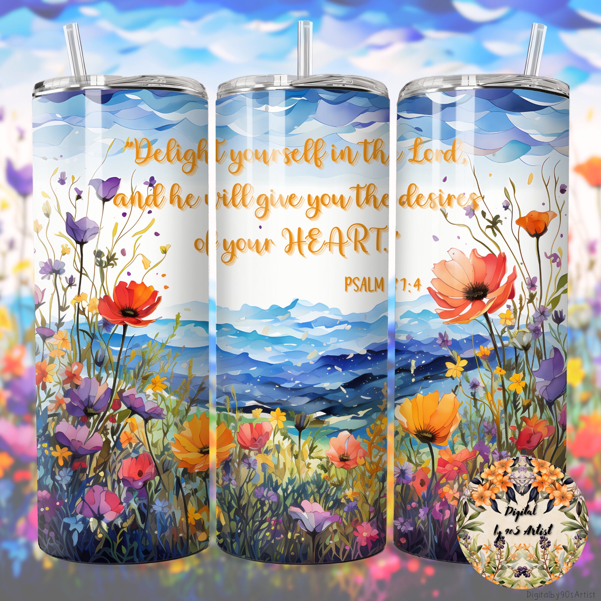 50 Bible Verses 20oz Tumbler Sublimation Design Bundle, Motivational ...