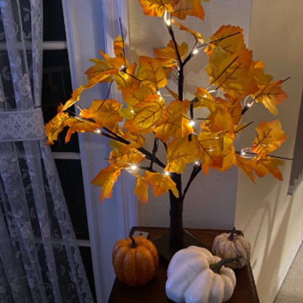 Outdoor Artificial Led Lighted Maple Tree - Etsy