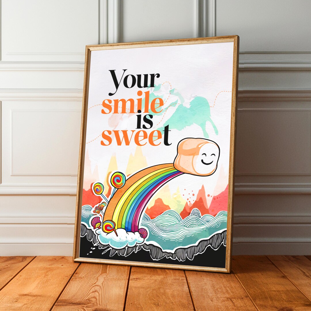 Trendy Teen Room Decor: Girl Manifestation Digital Art Motivational ...